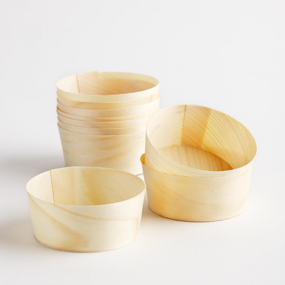 Shallow Wooden Cup 100ml - Epicure - Shop 24/7 at Packnet