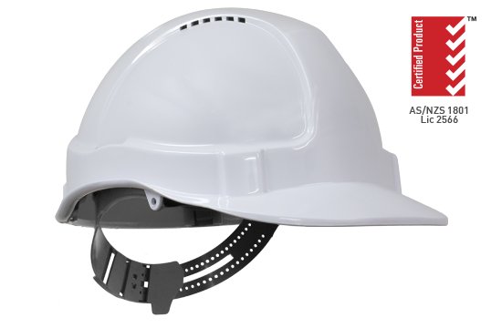 TUFF-NUT' Vented PinLock Hard Hat, WHITE - Esko - Shop 24/7 at Packnet