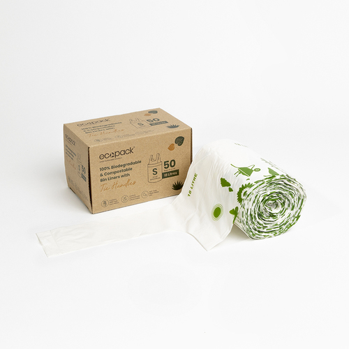 18Litre Bin Liner Compostable Bulk Roll 50 - Ecobags - Shop 24/7 at Packnet
